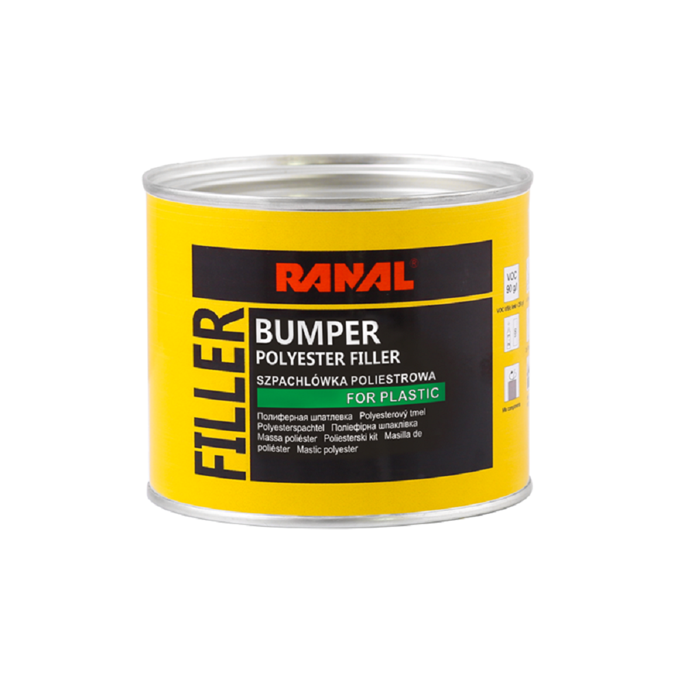 Plastic materials polyester filler